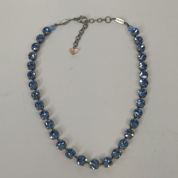 Sabika | Jewelry | Sabika Signed Blue Crystal Necklace Choker Necklace ...